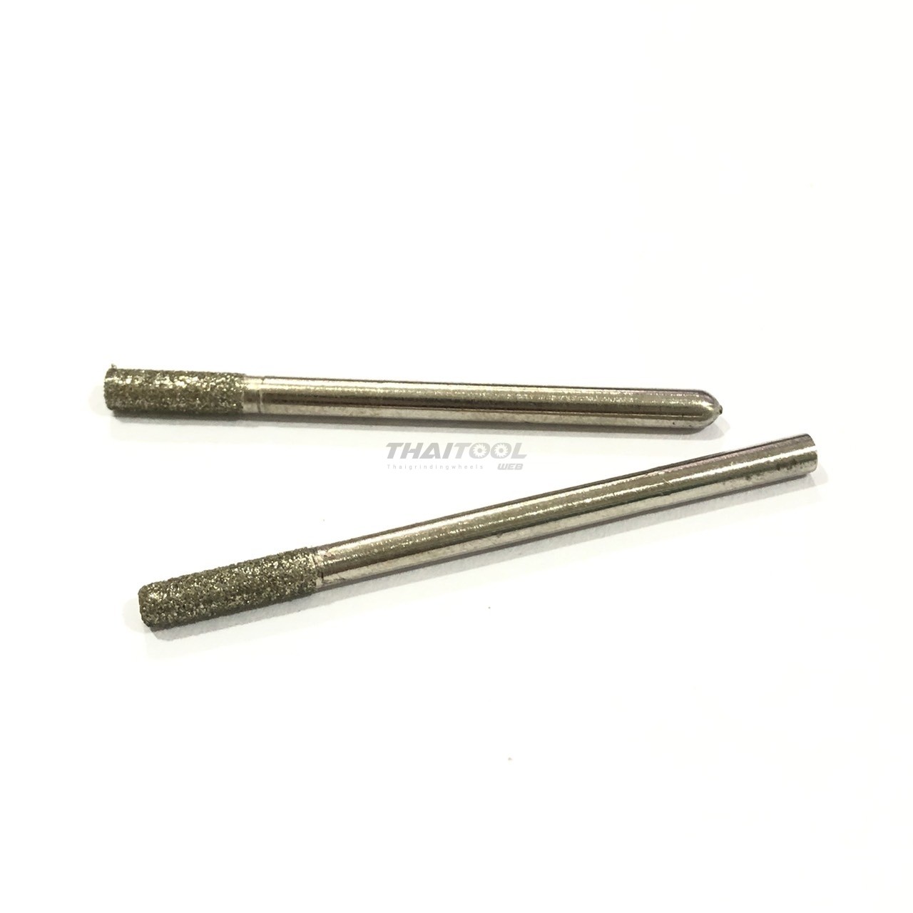 เข็มเพชรแกน 3 mm. A ทรงกระบอกตรง หัวโต 3.2 mm.